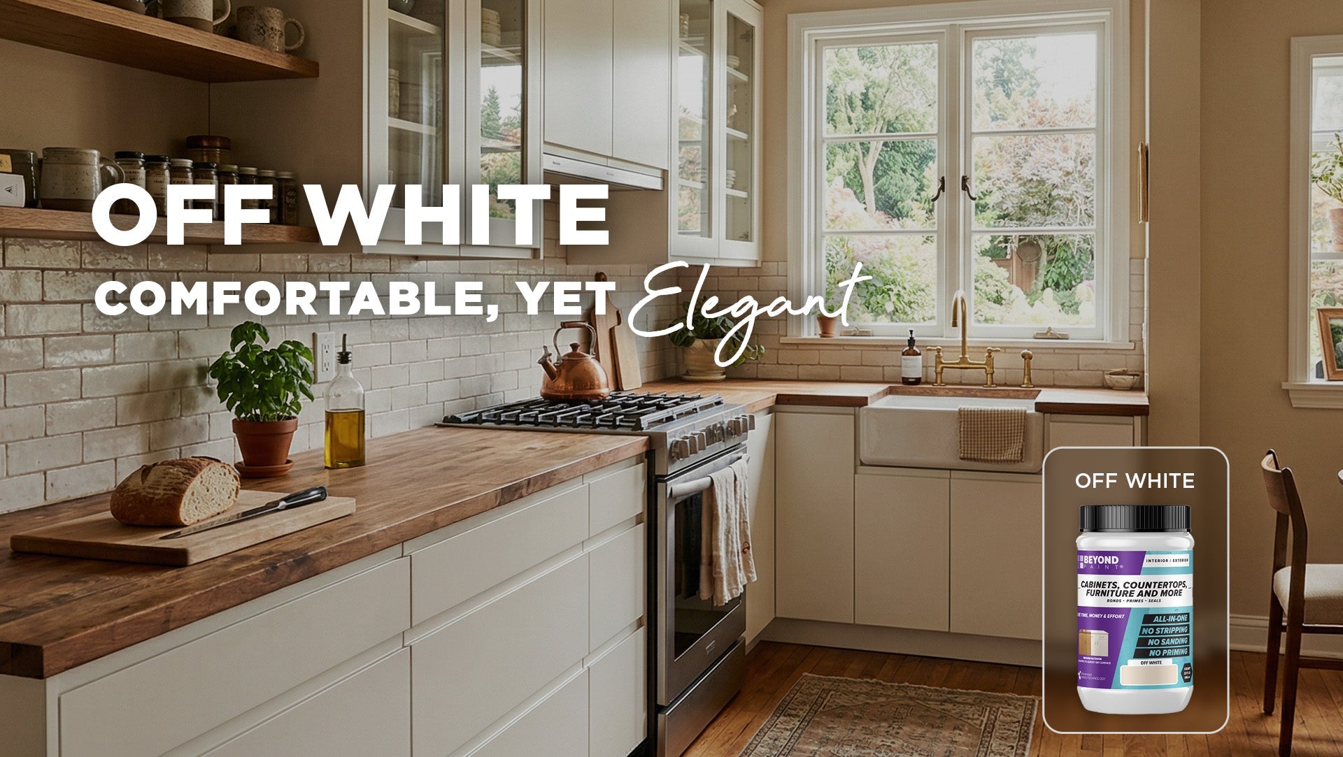 Off White: The Best Warm White Cabinet Paint for a Soft, Inviting Spac