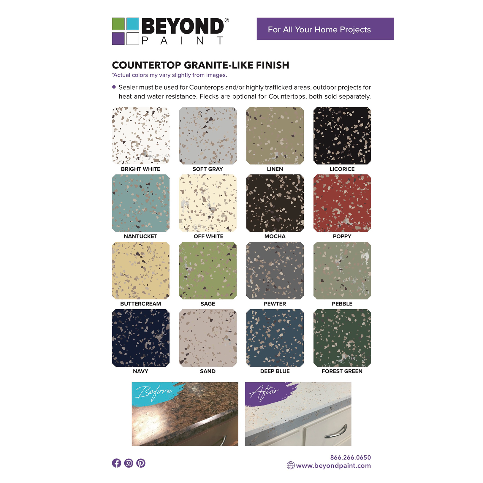 BEYOND PAINT® Color Card